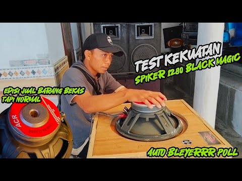Test Kekuatan Spiker 12 Inz Tipe 1280 Acr Black Magic. Dimarkas Jual ...
