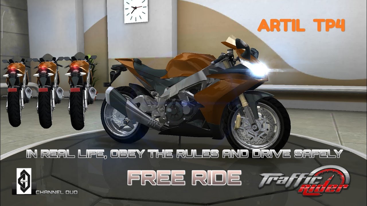 Free ride ARTIL TP4 on the traffic rider game. - YouTube