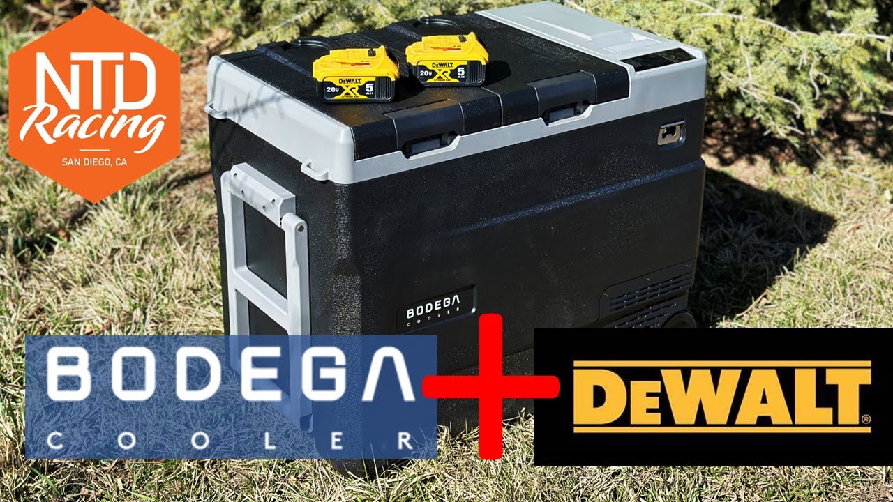 Bodega cooler with Dewalt batteries. We test the WD55 Electric Cooler ...