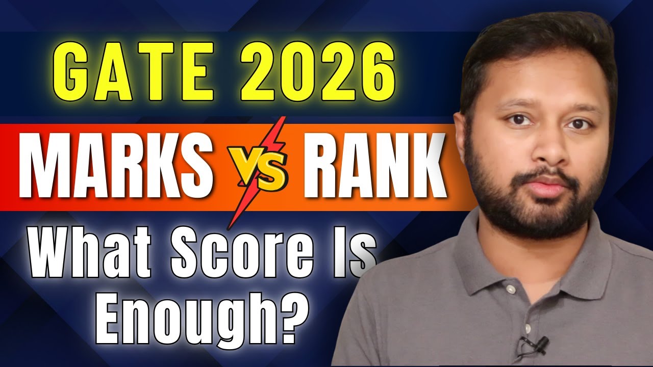 Marks vs Rank: GATE 2026 | What Score Is Enough? All 'Bout Chemistry ...