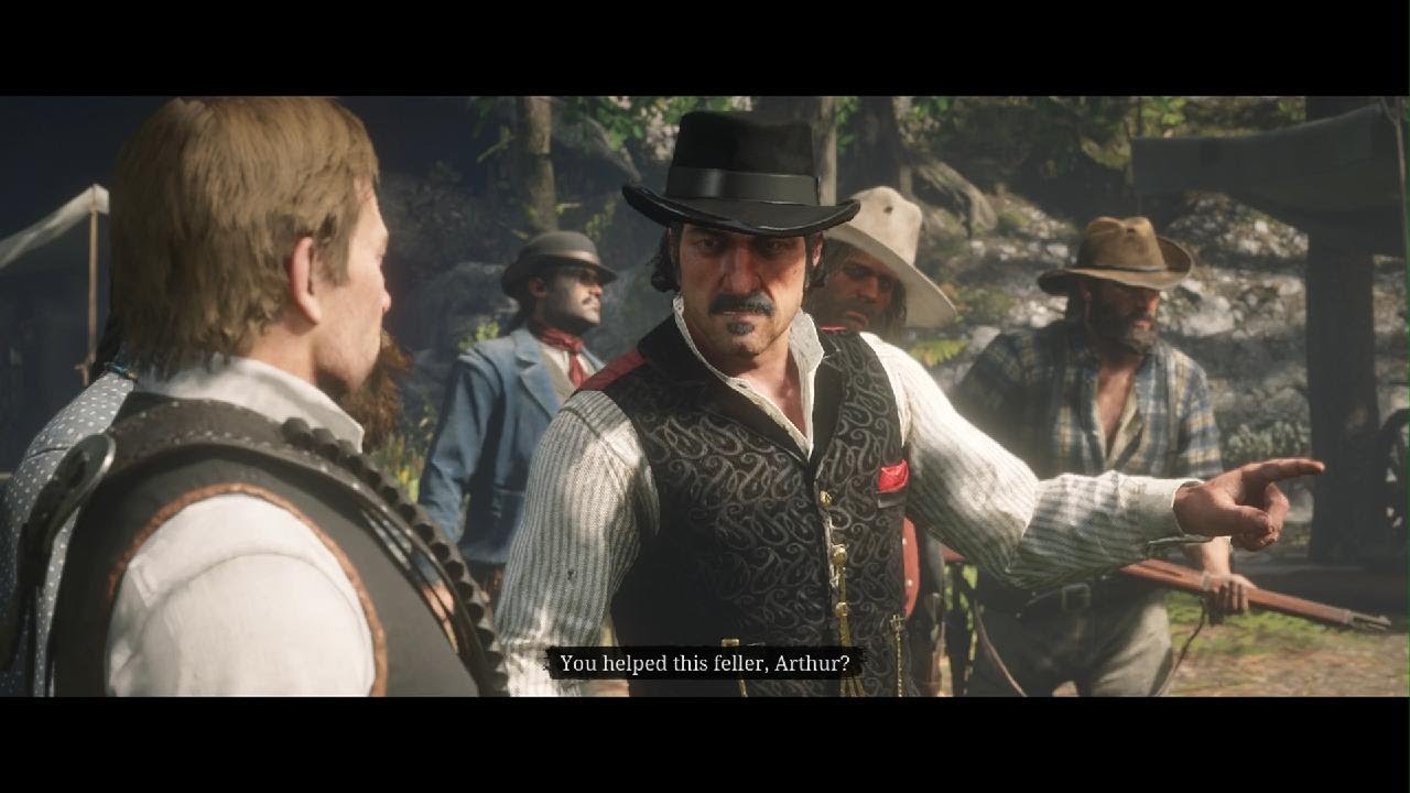 The scene Dutch lost all trust in Arthur - YouTube