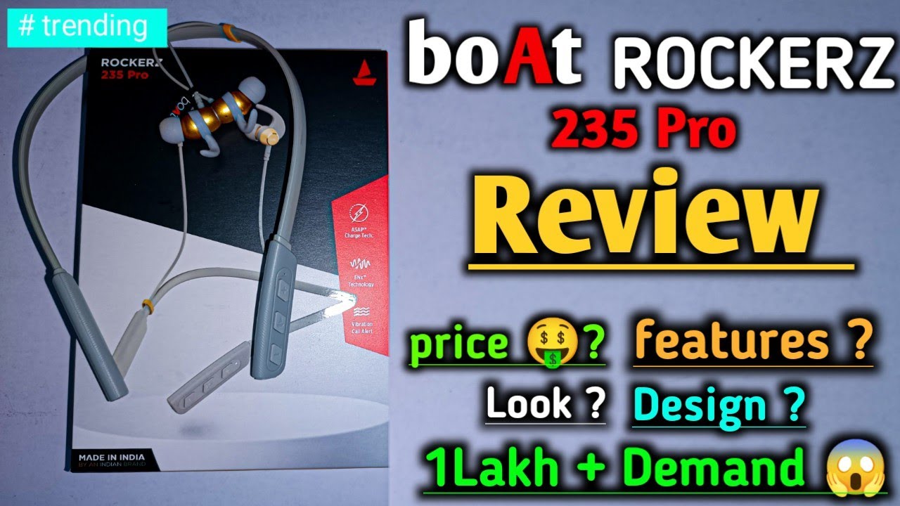 boAt ROCKERZ 235 pro Review Amazing 😍 features (after 1week) #boat # ...