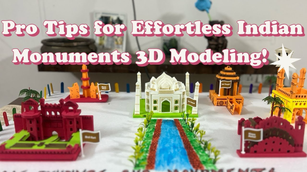 Crafting India's Monumental Beauty: Simple DIY Models You Can Make! 🏰 # ...