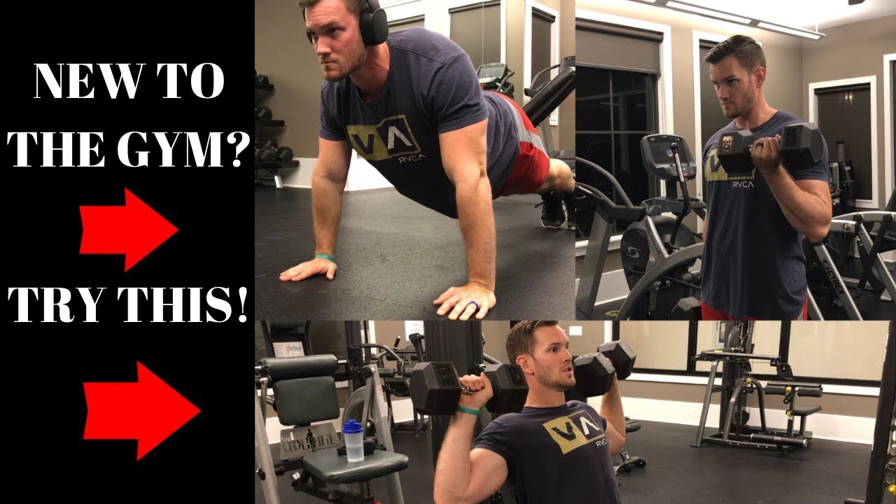 New Gym Goer Workout Series Episode #1 (Chest, Shoulders, Biceps and ...