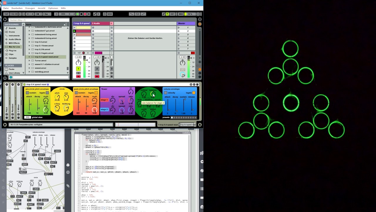 Max for Live patch: trop 0.4 - YouTube
