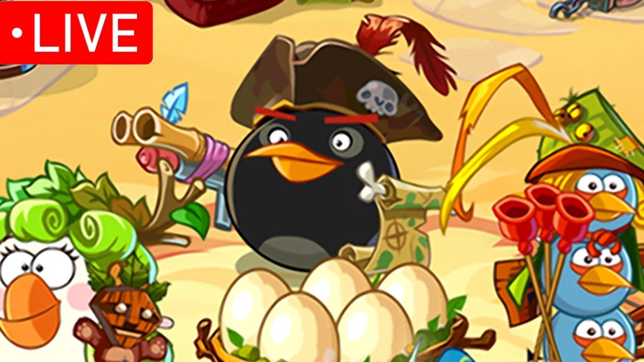 Grinding Angry Birds Epic 100% - LIVE - YouTube