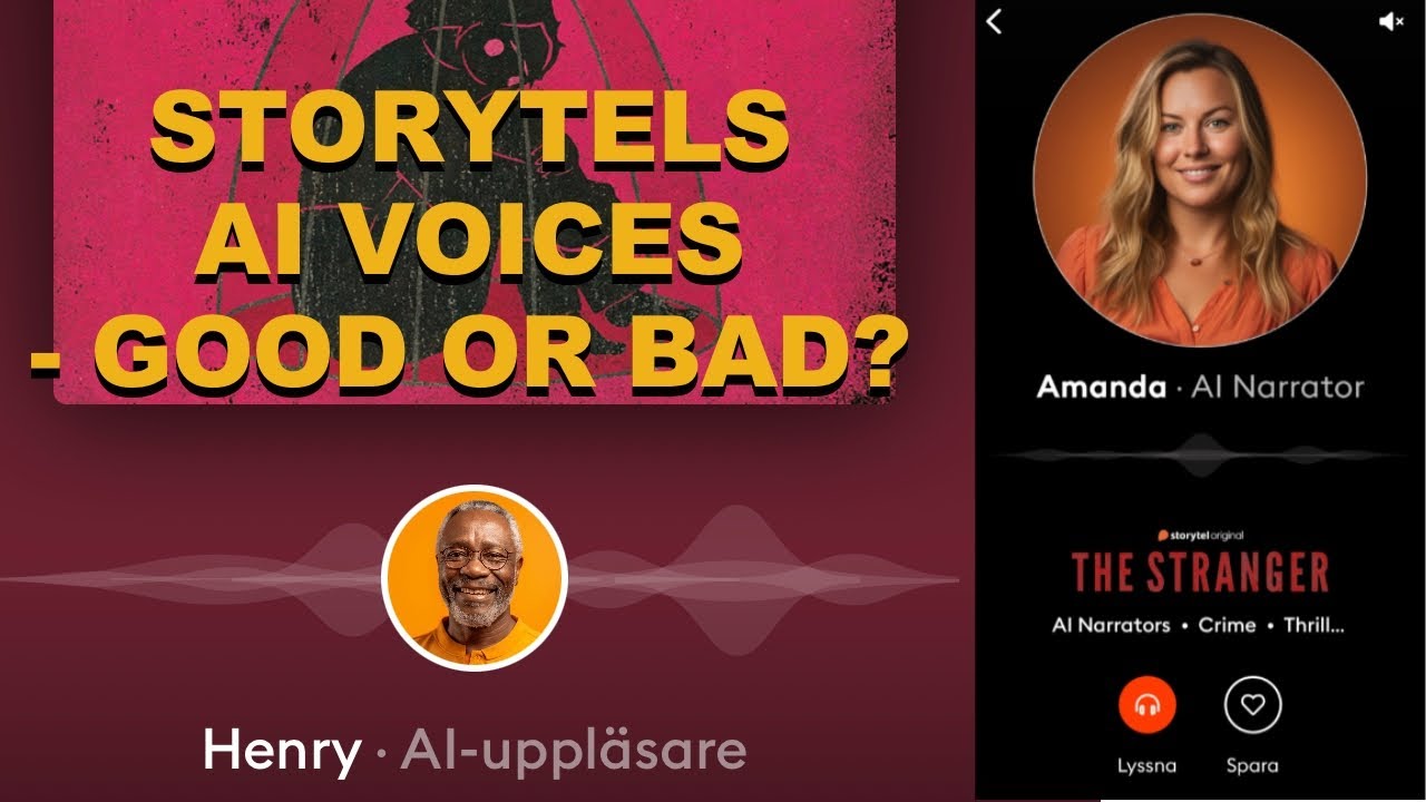 AI Narrators in Storytel - Good or Bad? - YouTube