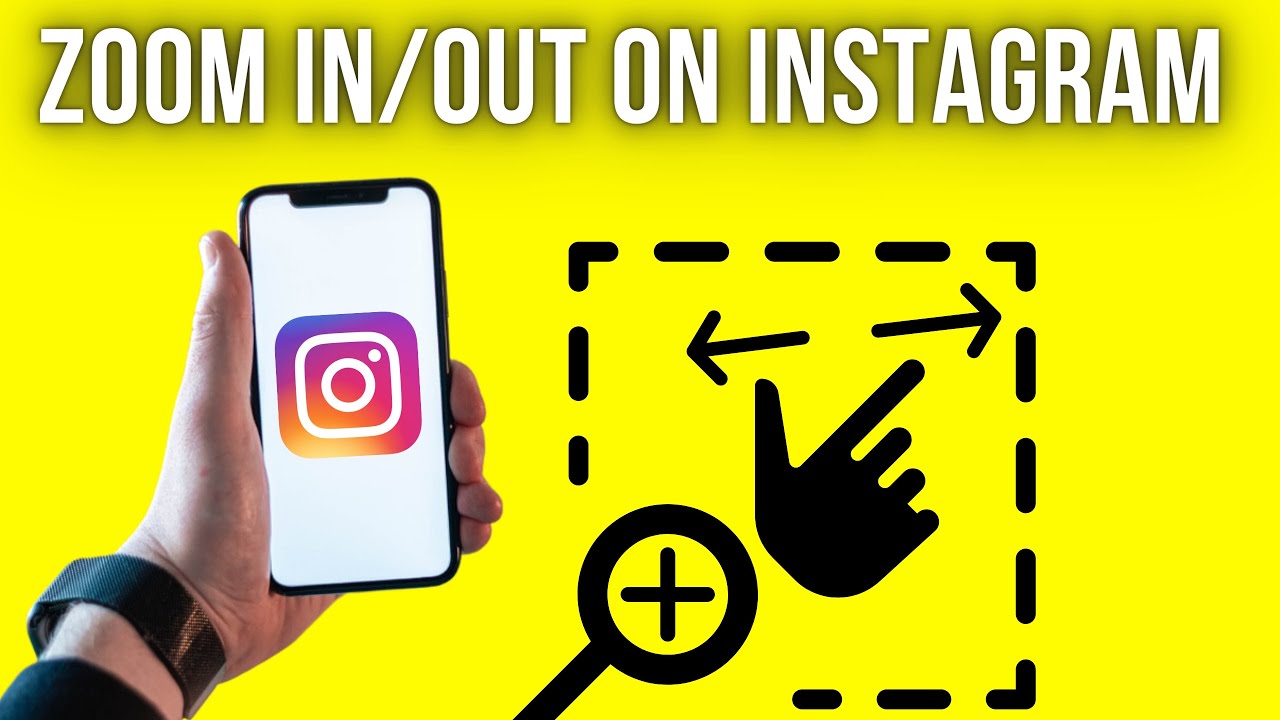 How To Zoom In & Out On Instagram - YouTube