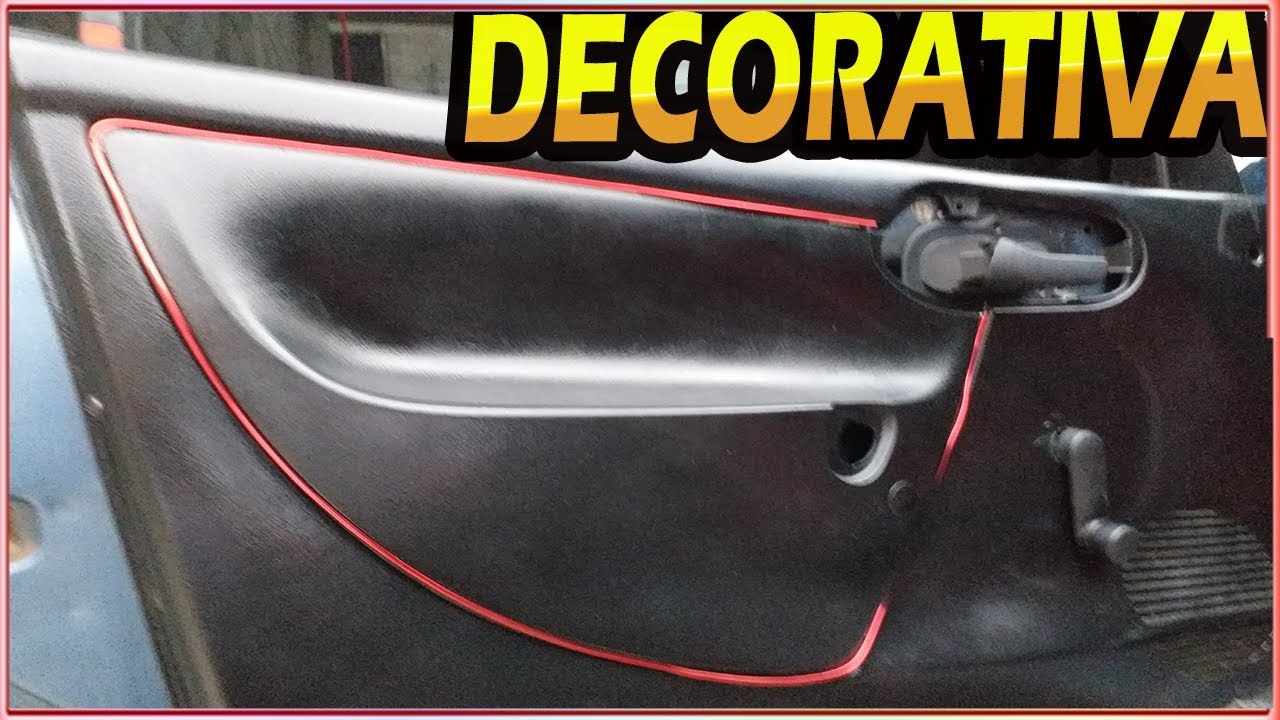 Instalar moldura decorativa a la puerta del auto | Chevy | Opel | Corsa ...