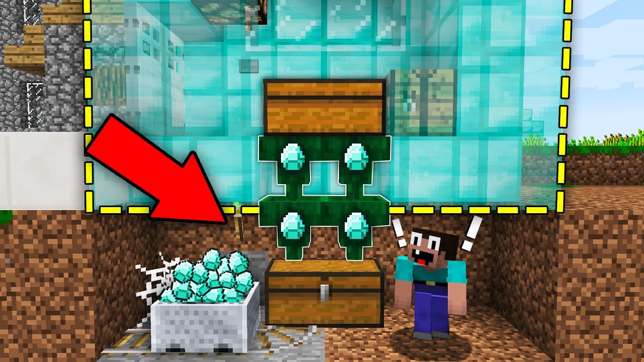 HOW a NOOB STEAL DIAMONDS from PRO?! in Minecraft Noob vs Pro - YouTube