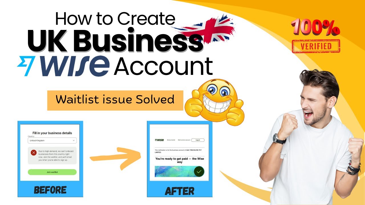 Skip The Wise Waitlist Issue On UK LTD | How To Create UK Business Wise ...