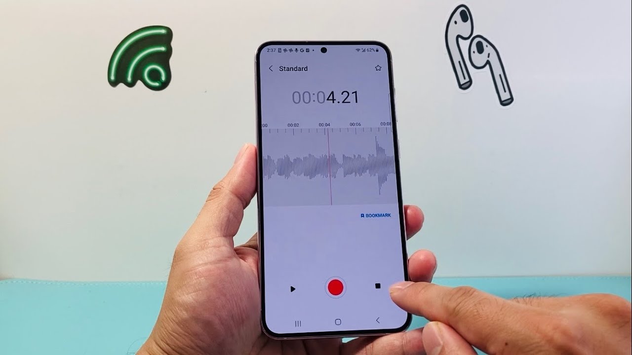 How to Record Audio on Samsung Phone - YouTube
