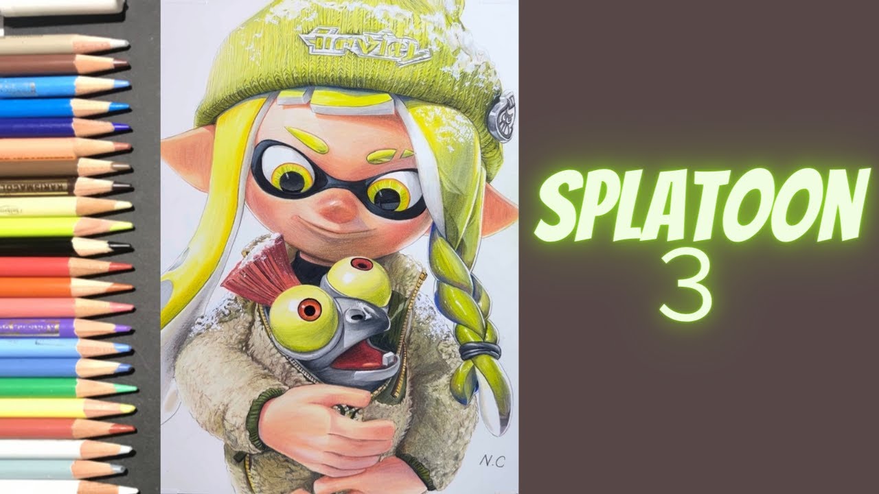Drawing splatoon/#メイキング #splatoon3 - YouTube