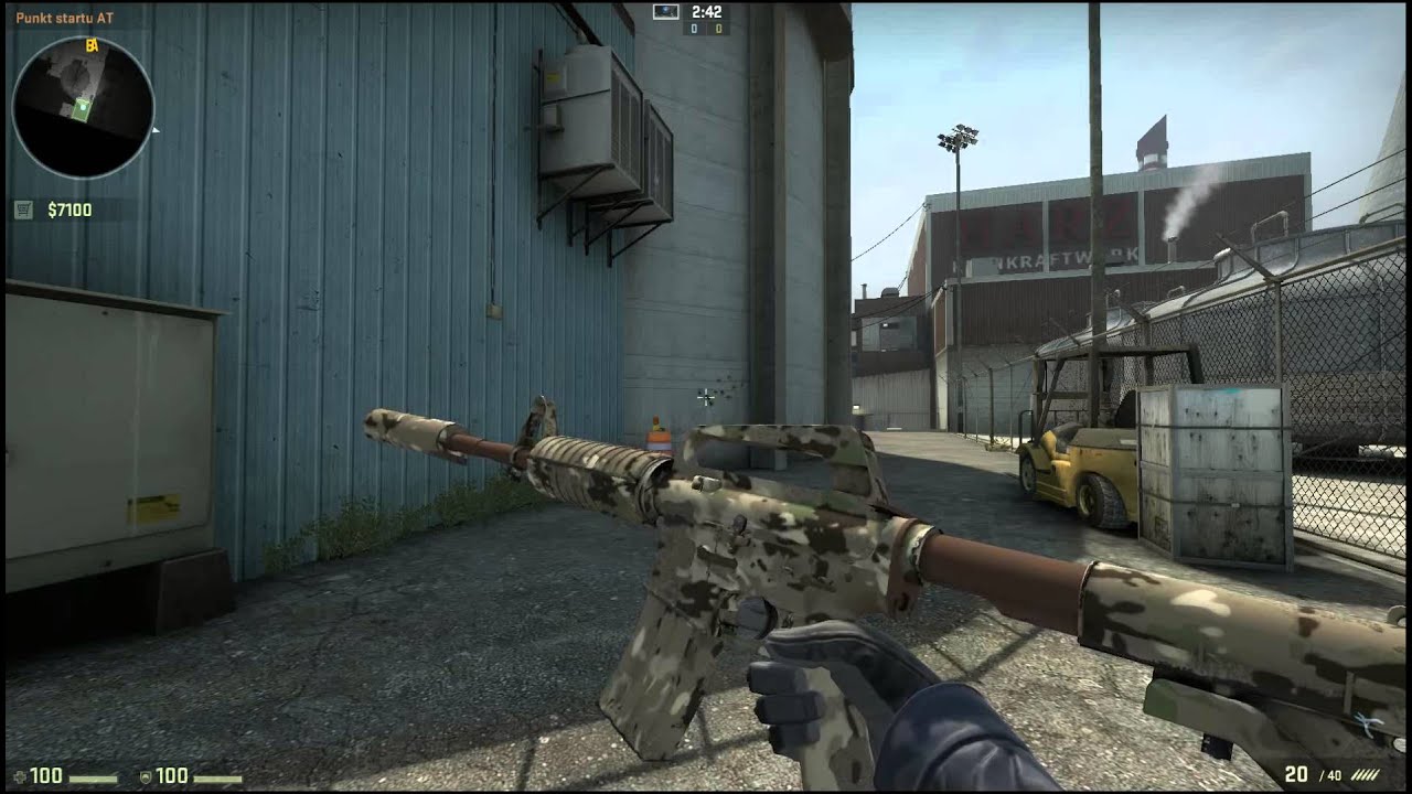 CS GO M4A1-S VARICAMO FIELD-TESTED ANAKONDA - YouTube