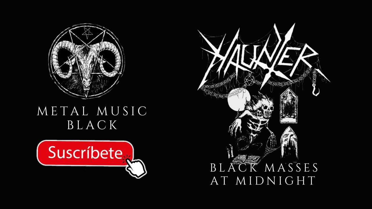 🤘 HAUNTER - BLACK MASSES AT MIDNIGHT [ FULL ALBUM ] - YouTube