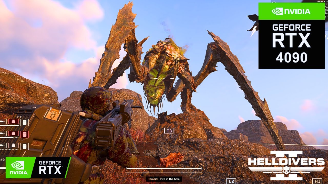 HELLDIVERS 2: AUTOCANNON on RTX 4090 24GB (4K Maximum Graphics) - YouTube