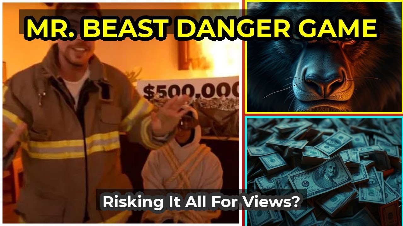 Mr Beast's Most Dangerous Video (burning building for $500,000) - YouTube