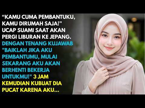 “KAMU CUMA PEMBANTU, KAMU DIRUMAH SAJA!” UCAP SUAMIKU SAAT AKAN PERGI KE JEPANG, KUBALAS DENGAN...