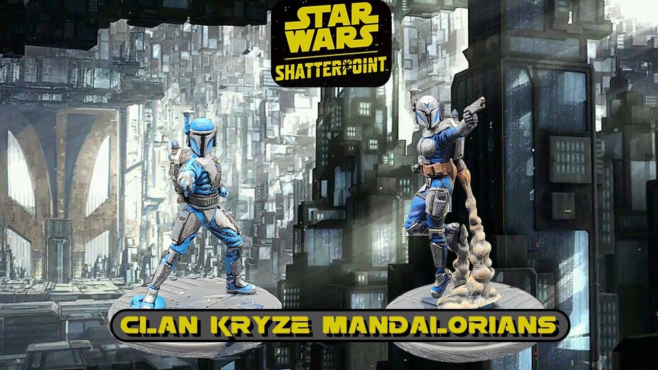 Clan Kryze Mandalorians// Star Wars Shatterpoint Painting miniature ...