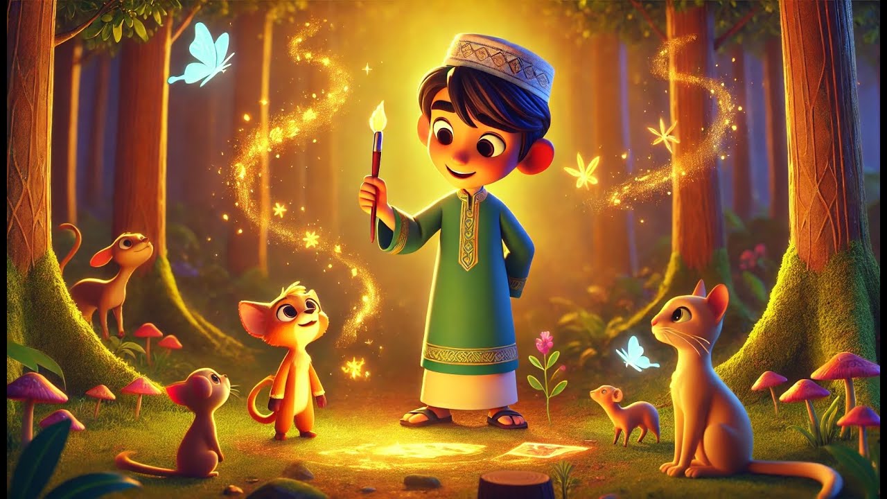 The Magic Paintbrush – A Lesson in Kindness & Honesty - YouTube