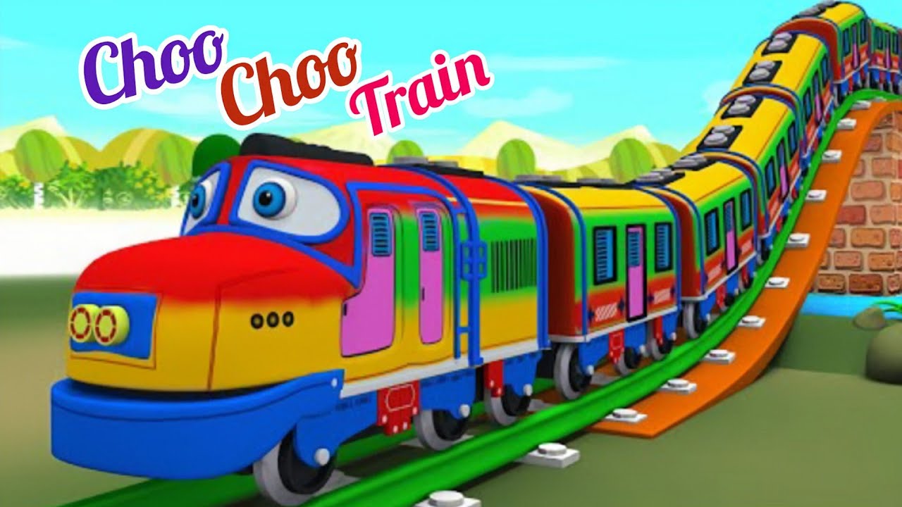 train cartoon # chu chu train #nursery rhymes - YouTube
