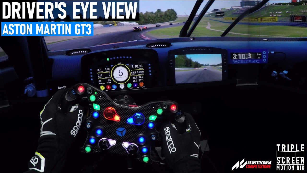 Aston Martin Vantage GT3 DRIVER's EYE at Nürburgring [Triple Monitor ...