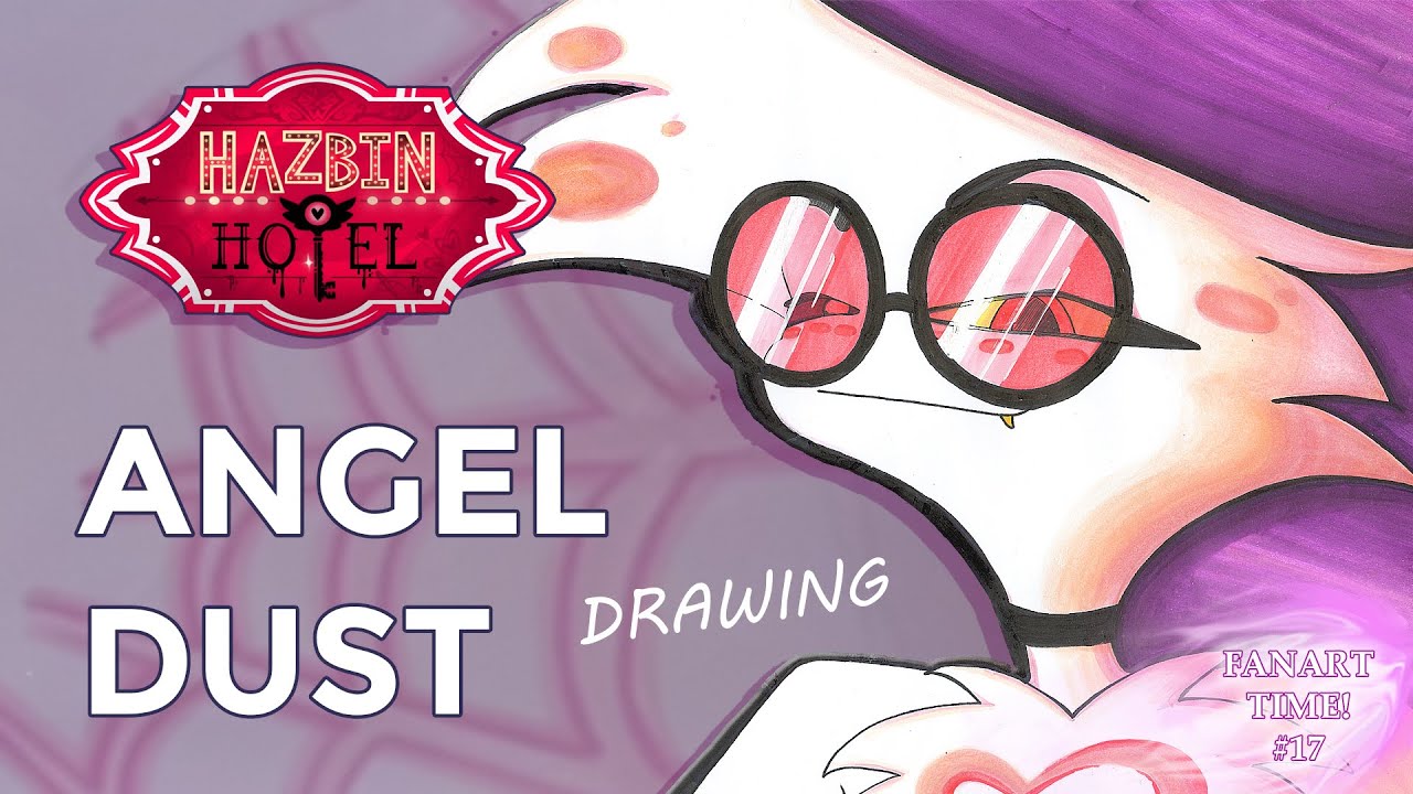 Drawing ANGEL DUST Hazbin Hotel! How to draw Angel Dust - Fanart #17 ...
