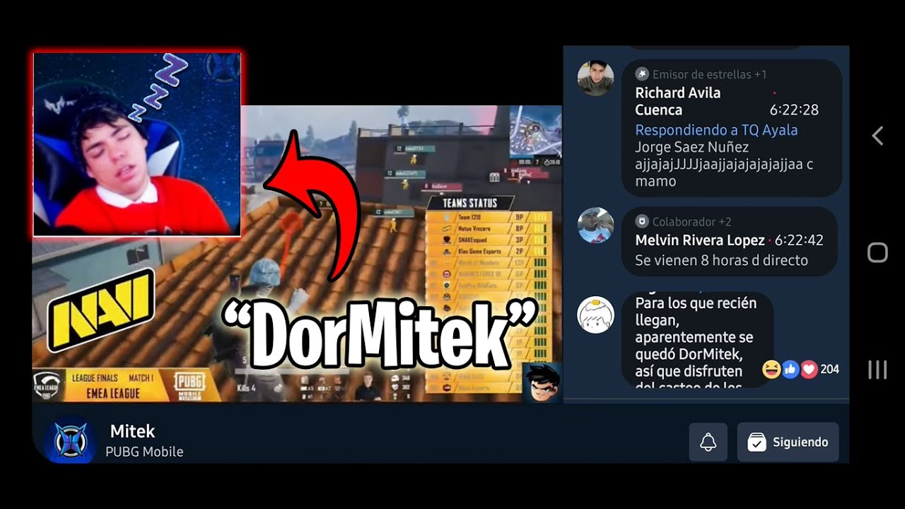 MITEK se queda DORMIDO en directo 😴 y su NOVIA cierra el stream ...