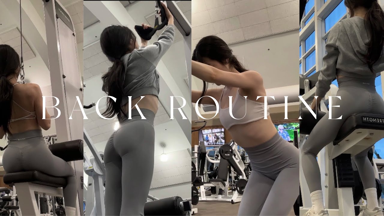 Gym Vlog Back Workout Routine 🤍 Youtube