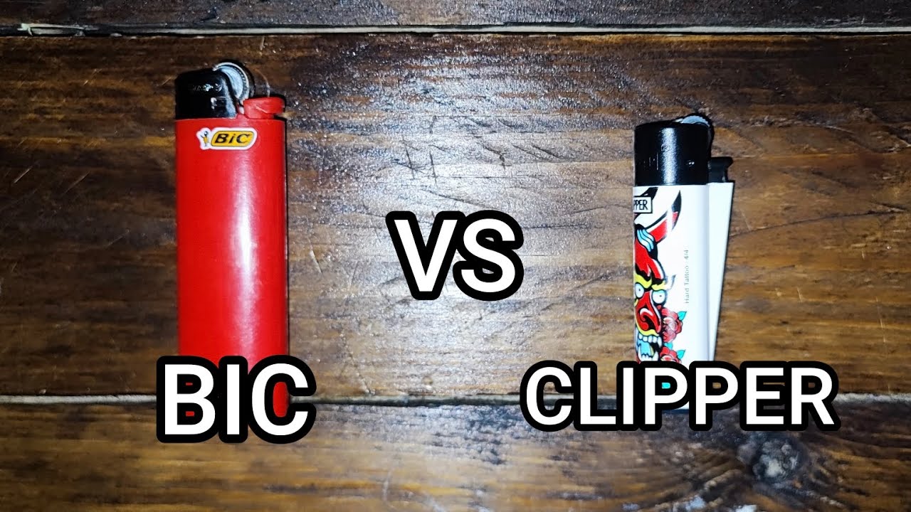 Bic vs CLIPPER. Зажигалка для выживания, какую выбрать? - YouTube