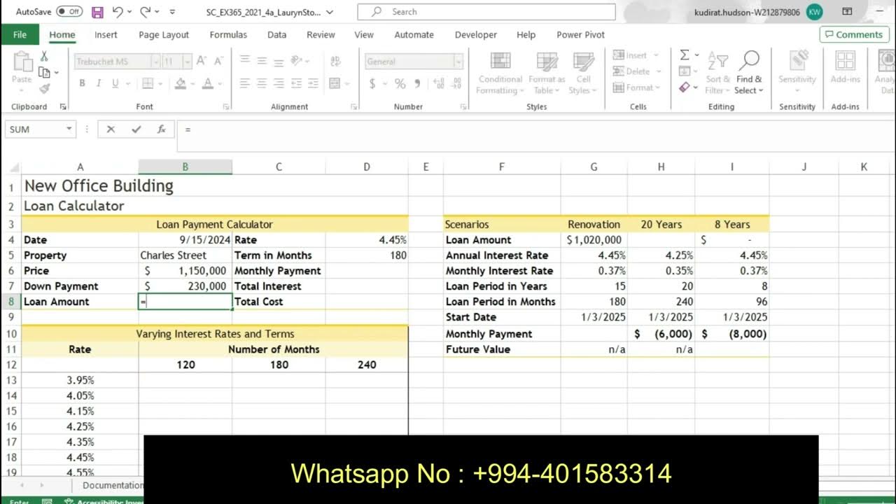shelly_cashman_excel_2019_module_4_sam_project_1a | Shelly_Cashman ...