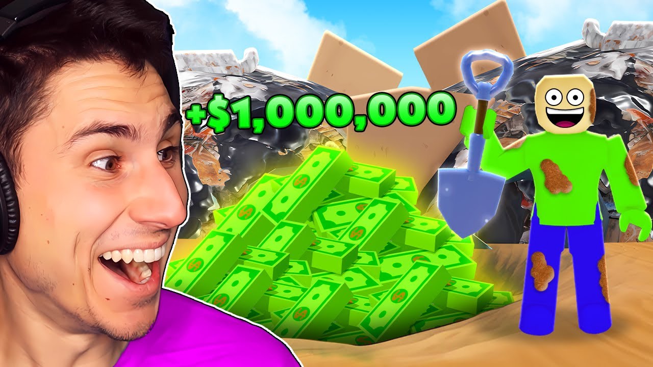 I Found $1 Million In A DUMP! | Roblox - YouTube