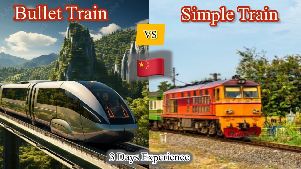 Bullet Train Vs Simple Train || China Exposure || 3 days experience ...