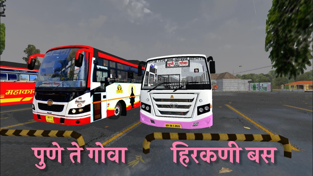 New Tata BS-6 Hirkani Bussid Mod | 🎀पुणे - गोवा (Pune To Goa) Livery ...