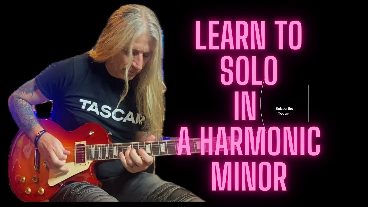 Let’s Build A Solo In A Harmonic Minor Beginner Lead Guitar Lessons - YouTube