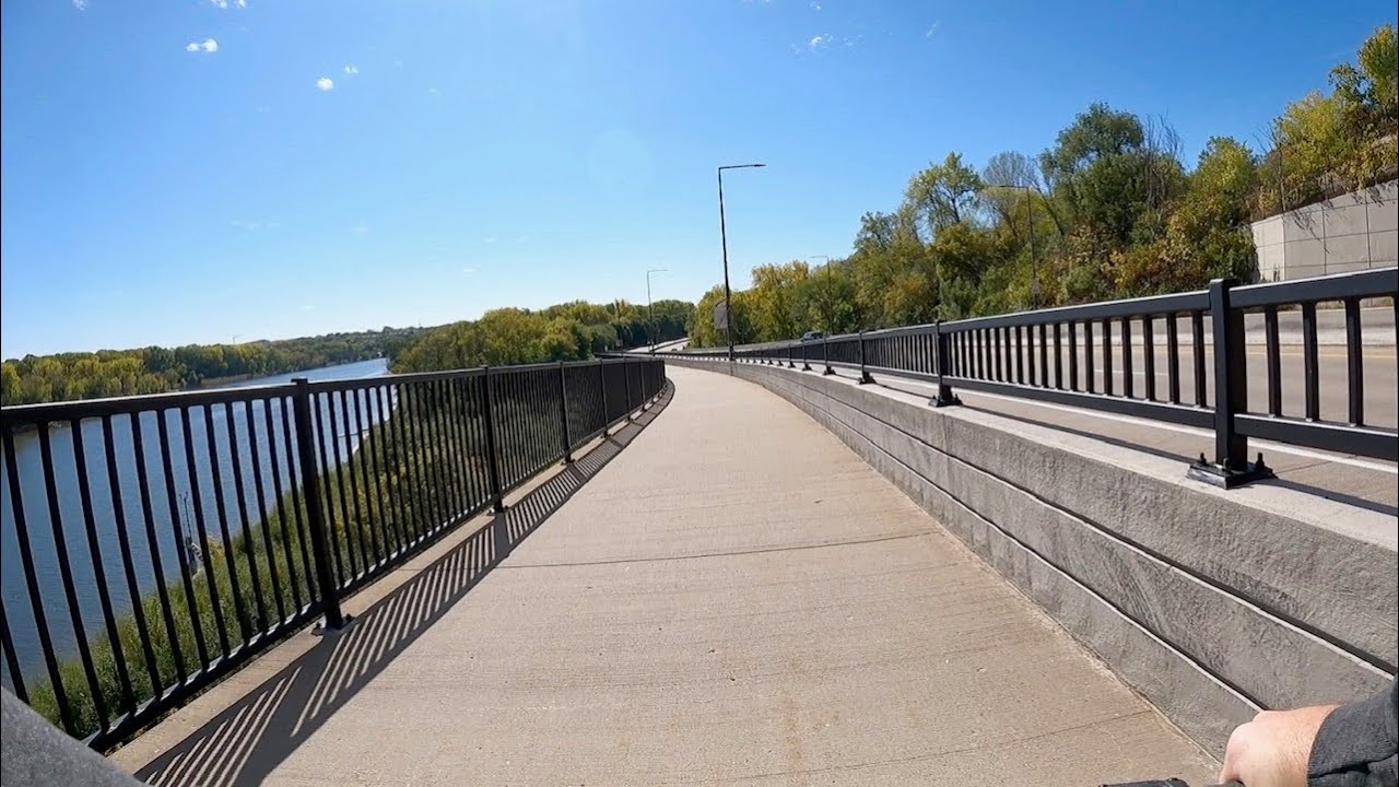 Biking the St. Paul Grand Rounds Trail - YouTube
