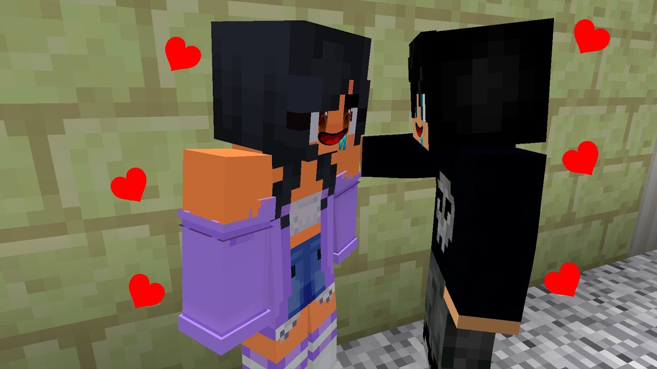 😍 GENE and APHMAU in minecraft - YouTube