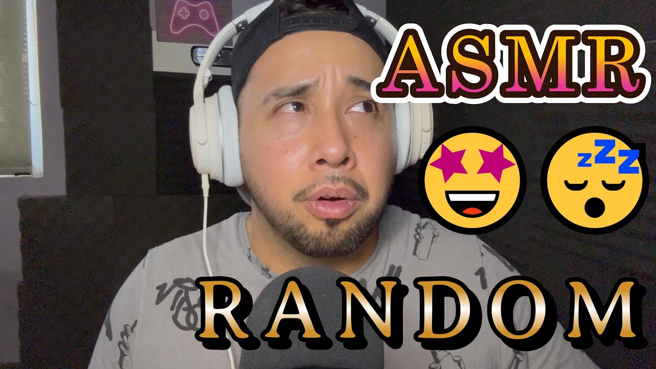 ASMR !!!RANDOM!!! mouth sounds, tapping, inaudible, scratching - YouTube