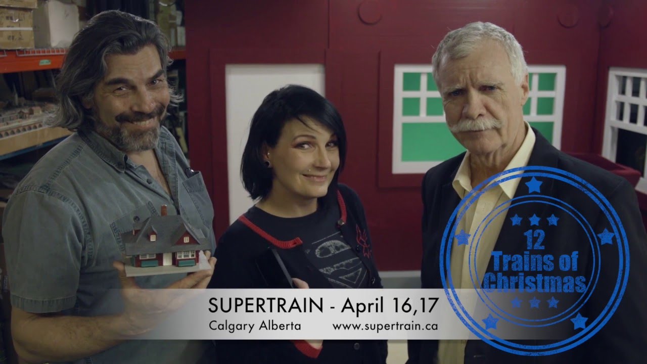 Doc Christmas Film Set comes to Supertrain! - YouTube