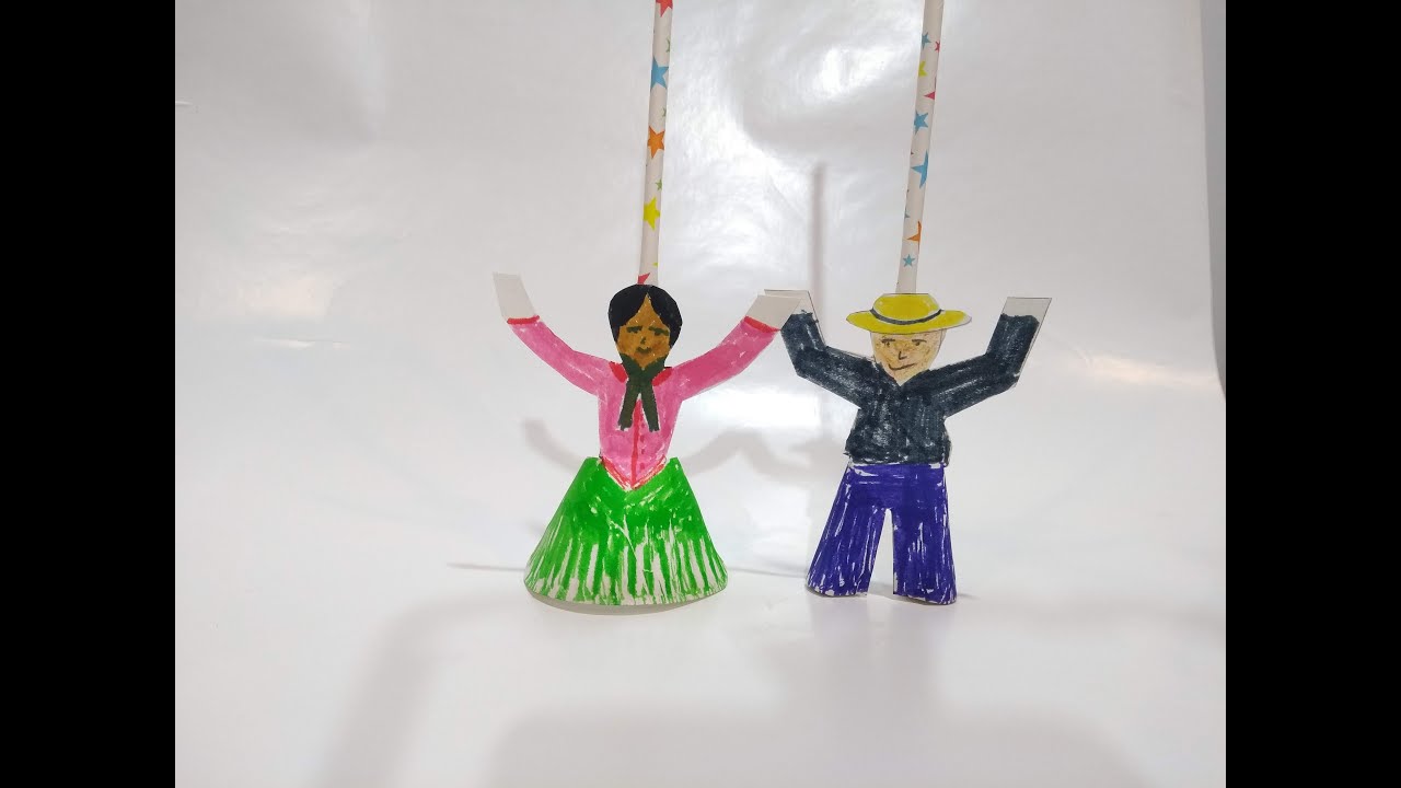 Paper Plate Dancers, children's online workshop - YouTube