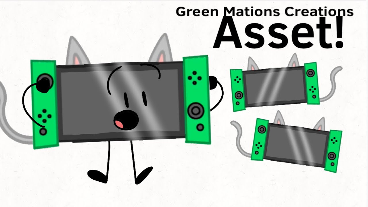 Green Mations Creations “Green Nintendo Switch” Asset! - YouTube