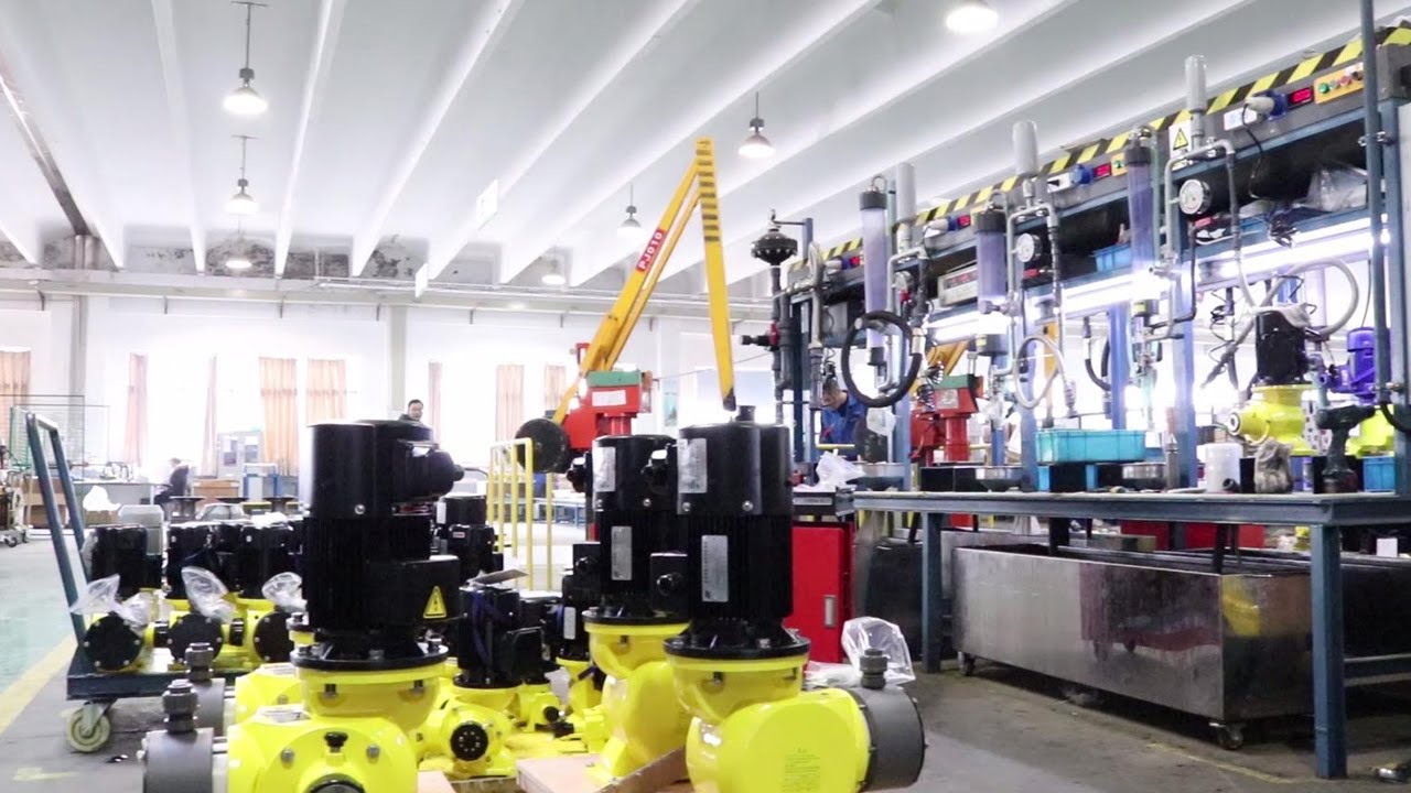 Metering Dosing Pump Manufacturing Factory - YouTube