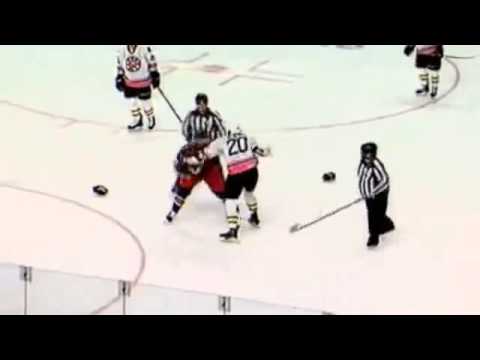 Hockeyfighters.cz Lane MacDermid vs Cody Bass.wmv - YouTube