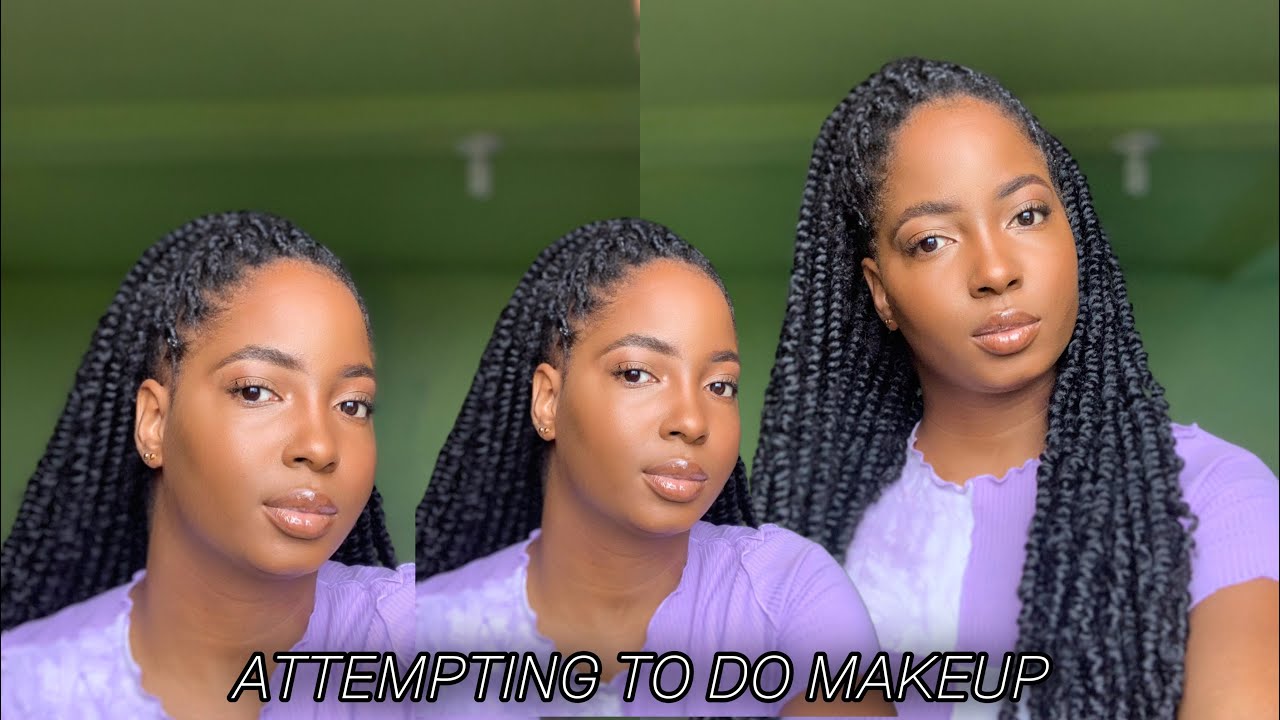ATTEMPTING TO DO MY OWN MAKEUP | RENEE MCKOY - YouTube