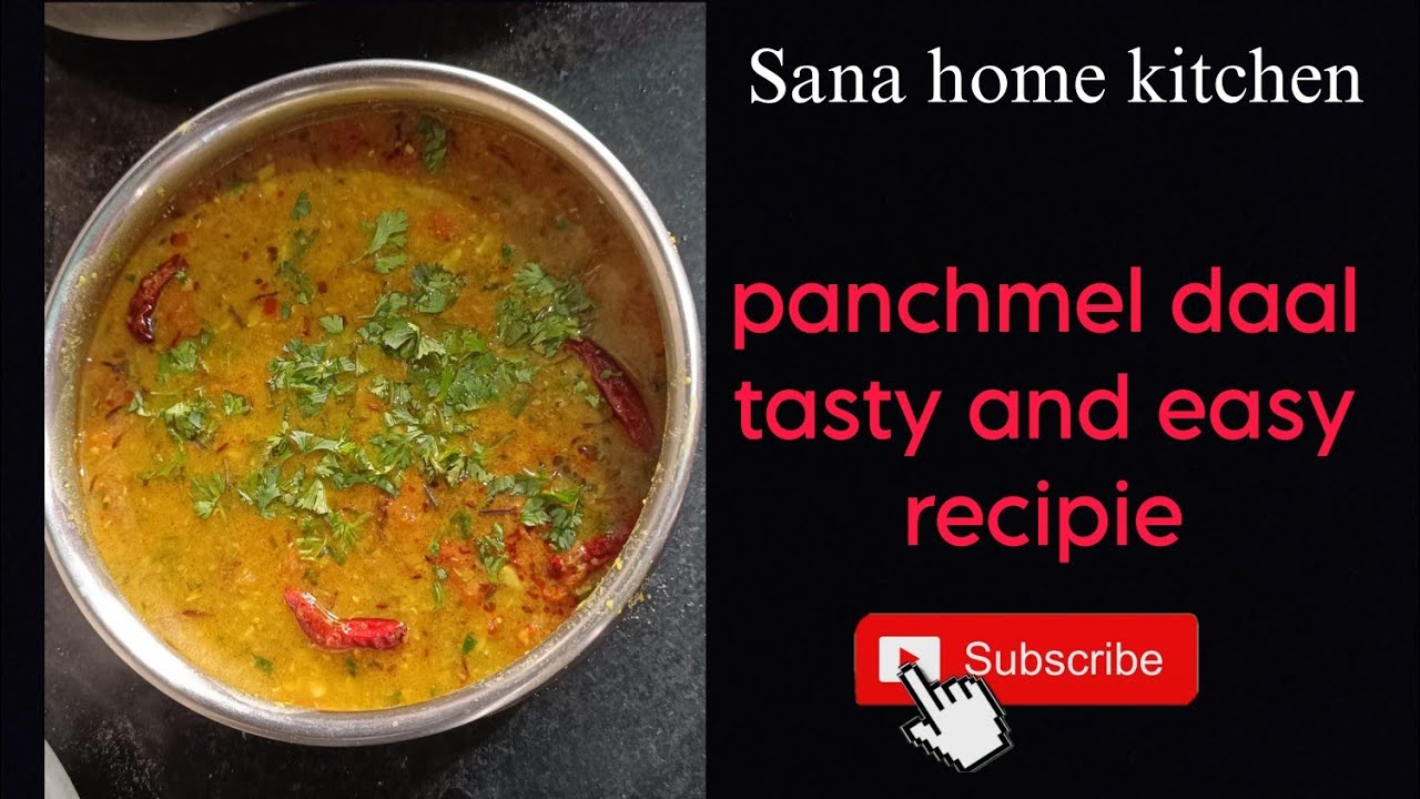 spicy and tasty panchmel dal recipe 5 types dal | easy recipe at home ...