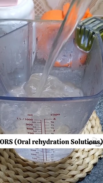 How to make ORS (oral rehydration solutions) at home. Please subscribe ...