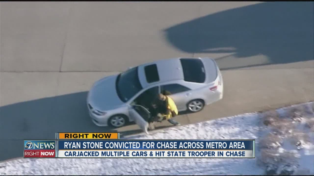 Ryan Stone guilty in wild, 3-county crime spree involving 3 carjackings ...