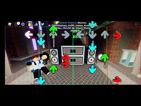playing inverted acsetion song in [cj roblox] fnf - YouTube