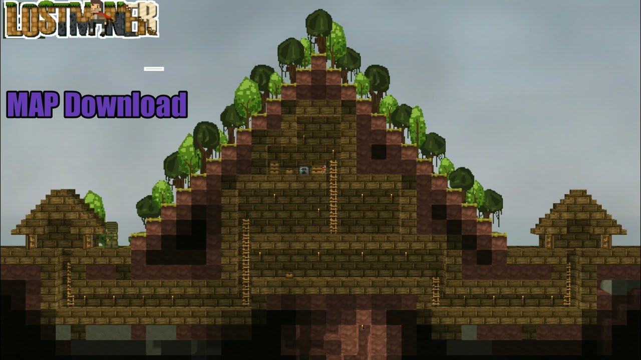 Lostminer mountain map - YouTube