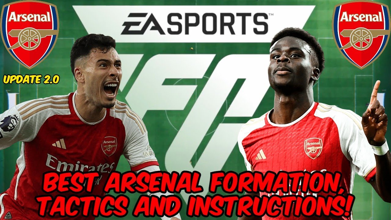 EA FC 24 - BEST ARSENAL Formation, Tactics and Instructions - YouTube